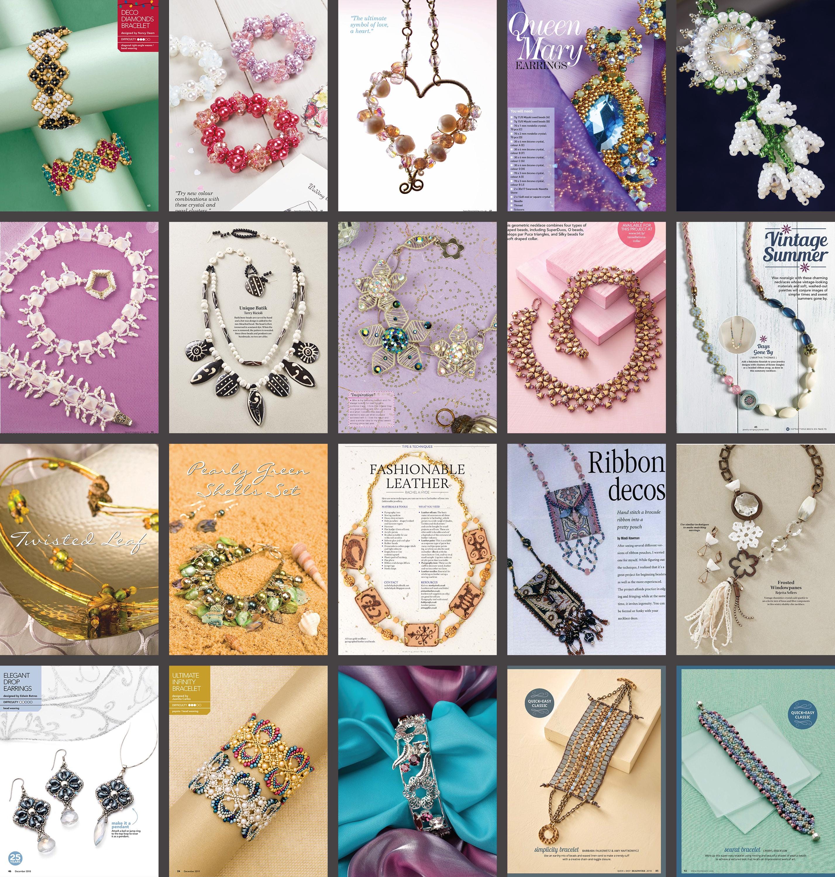 850+ Beading & Jewelry Making Magazines, Books, Patterns Archive ...