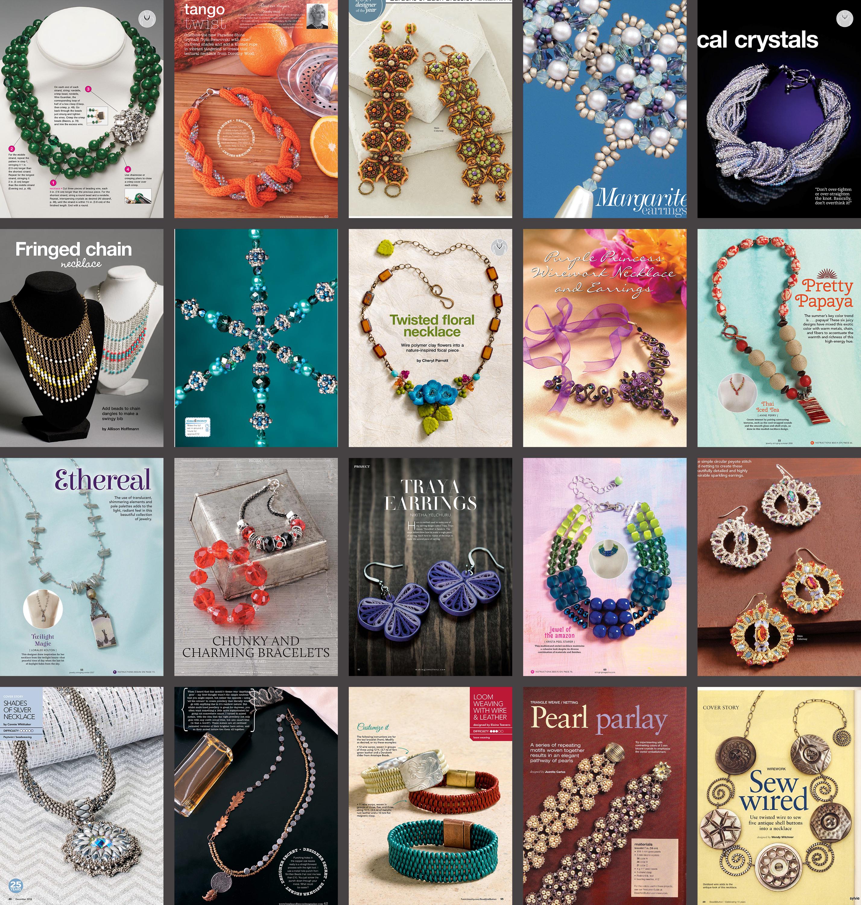 850+ Beading & Jewelry Making Magazines, Books, Patterns Archive ...