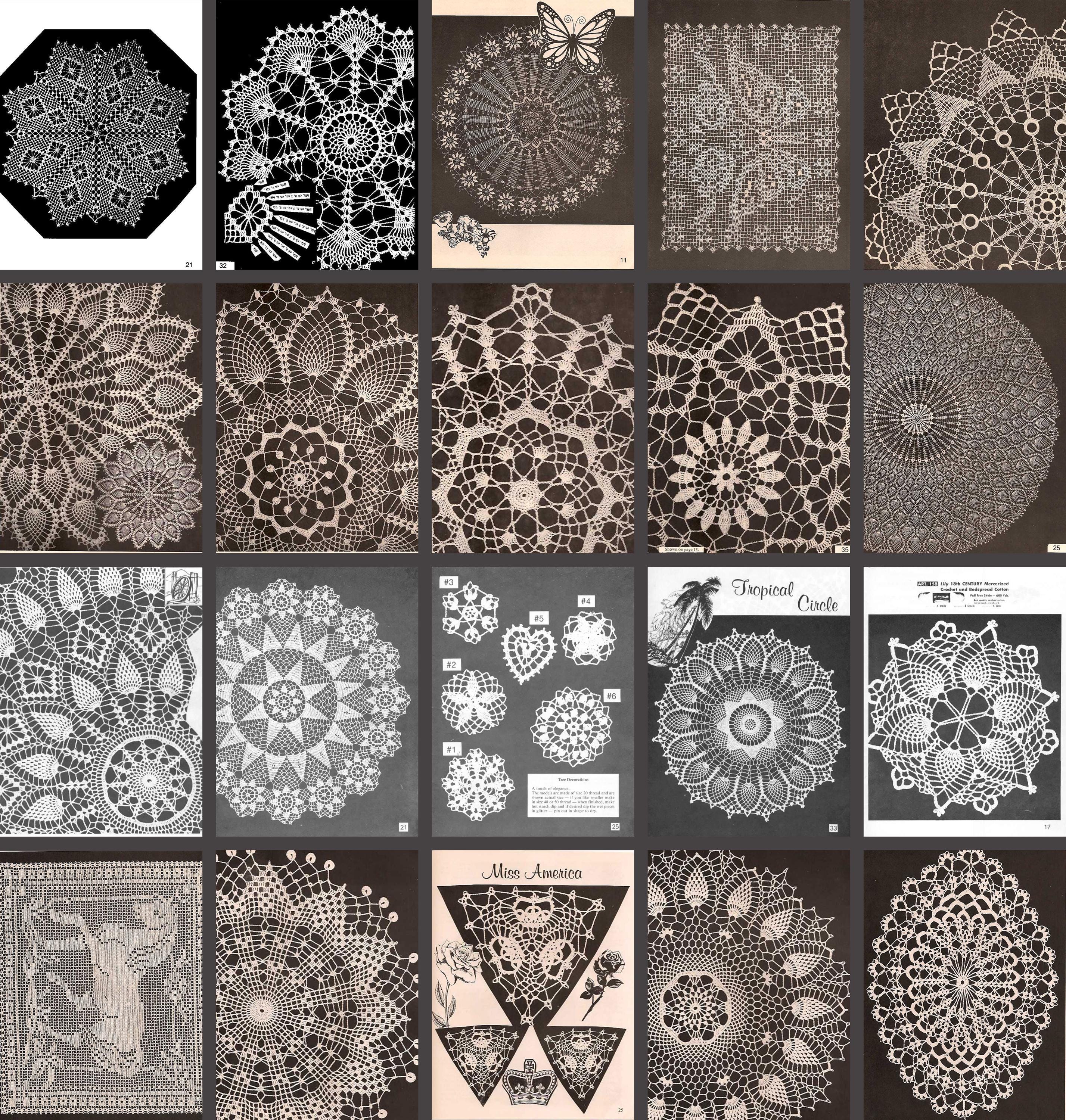 57 Elizabeth Hiddleson Vintage Crochet Magazine Collection (PDF ...
