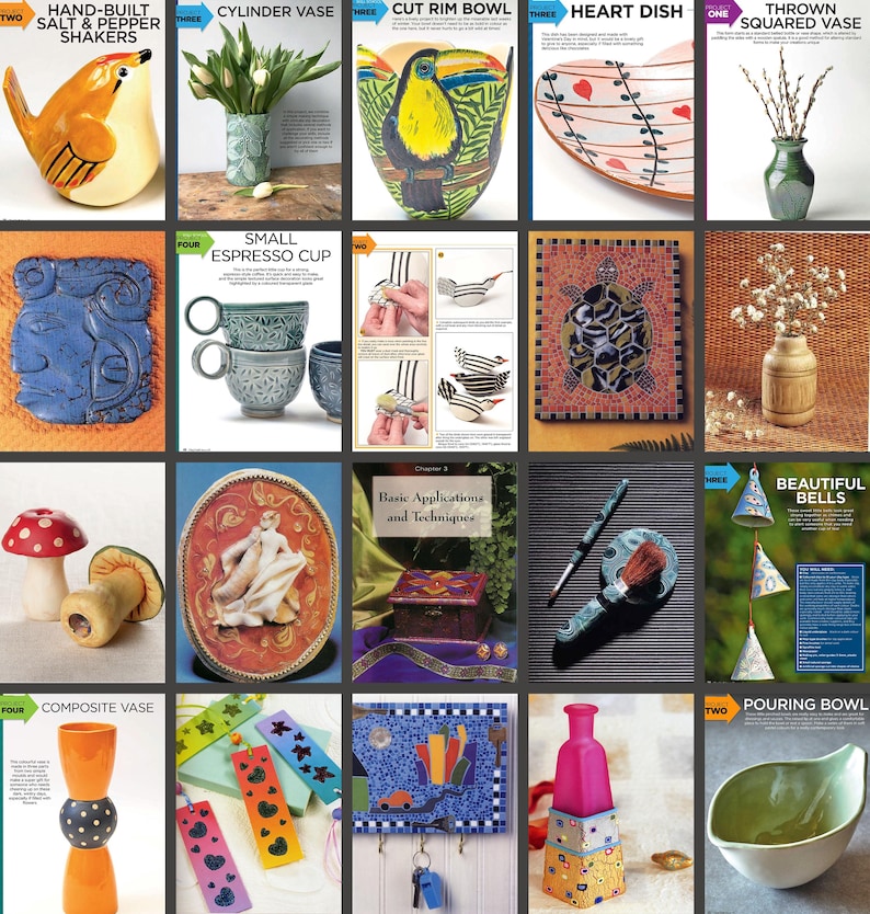 100+ Clay Craft & Polymer Clay Magazine, Books, Archive Collection (PDF ...