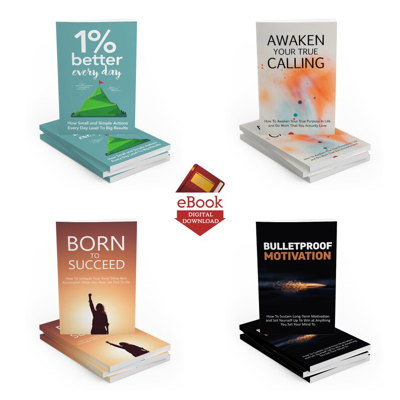 Set of 10 Personal Development PDF Ebooks PART-1, Self-improvement Books Digital Download - Etsy