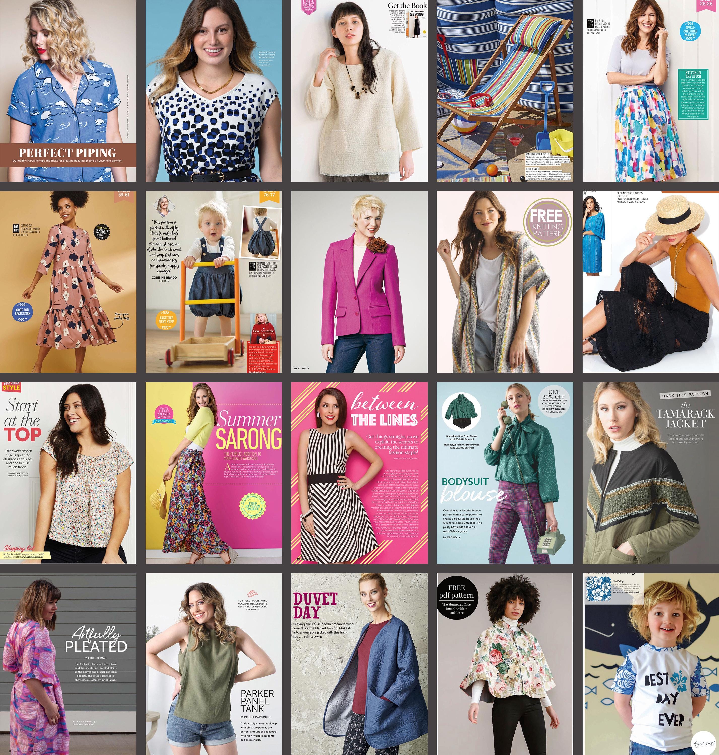 610 Sewing Magazines & Patterns Archive: DIY Tutorials (digital Download) - Etsy