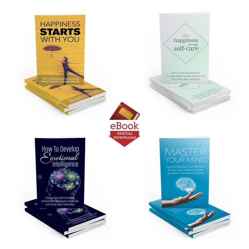 Set of 10 Personal Development PDF Ebooks PART-1, Self-improvement ...