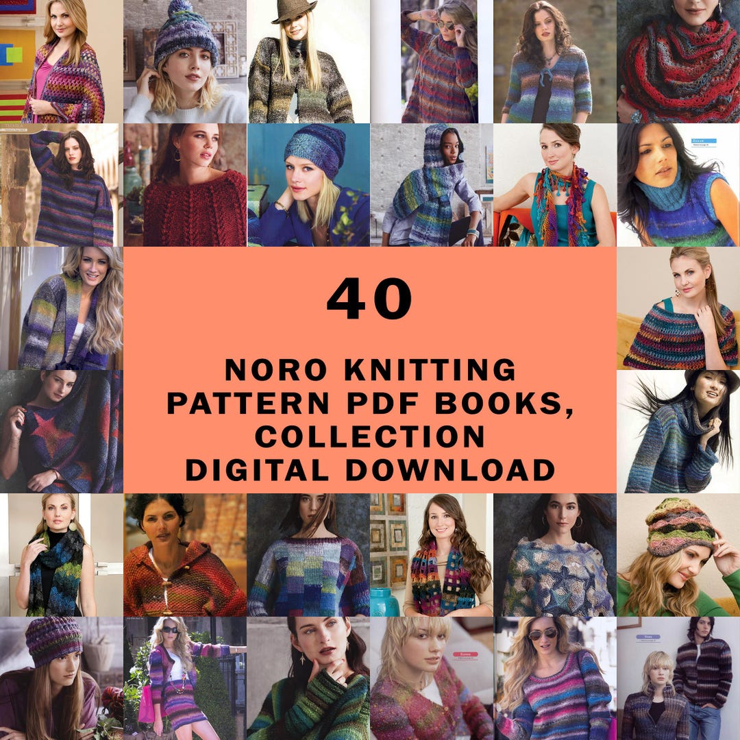 40 Noro Knitting Pattern PDF Book Collection | DIY Designs & Tutorials ...