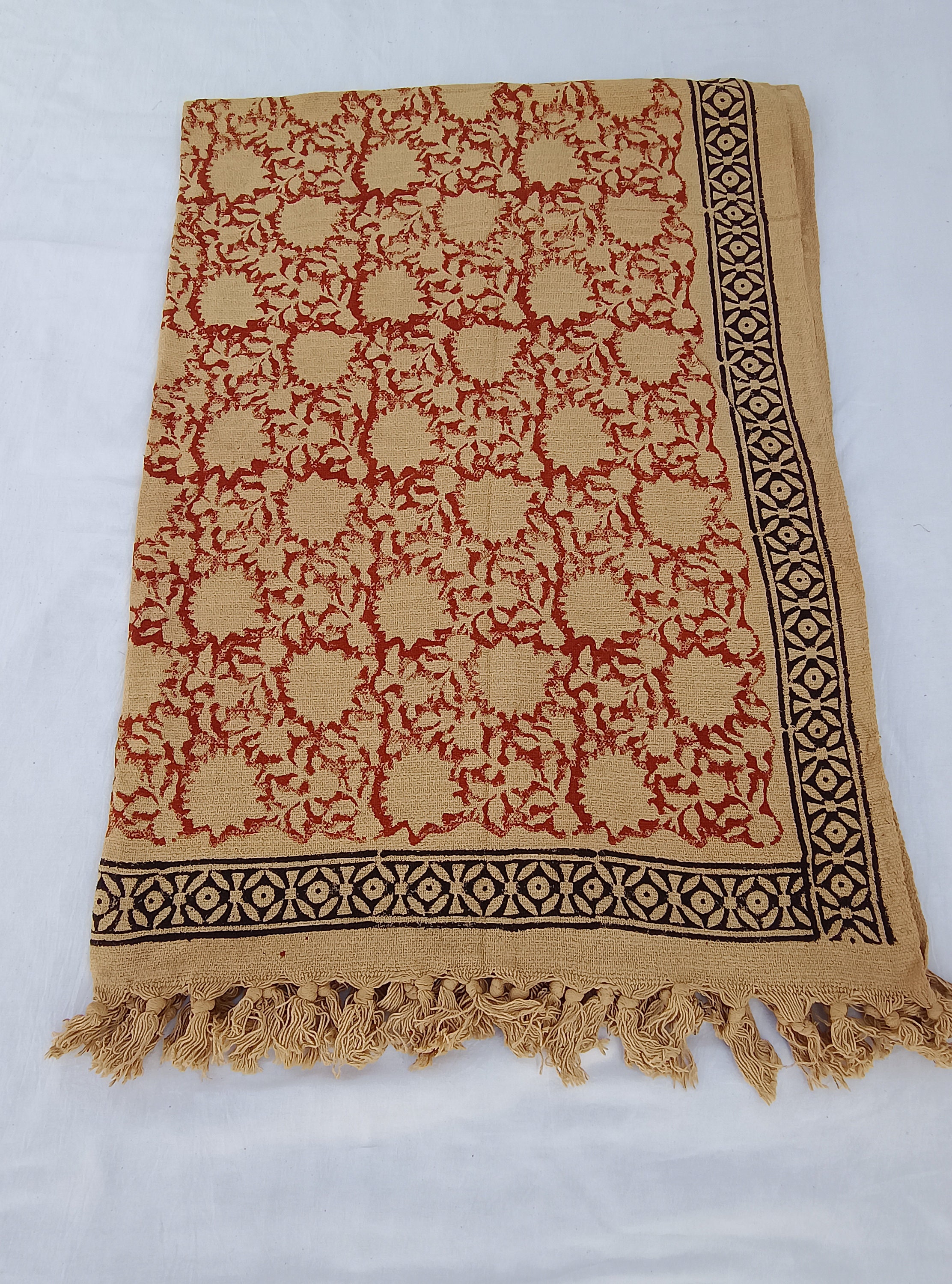 Handmade Throw Handblock Print Throw Soft Cotton Throw Blanket Sofa ...