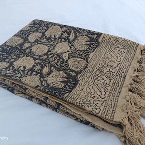The Perfect Vintage Inspired Throw Handmade Throw Handblock Print Throw ...