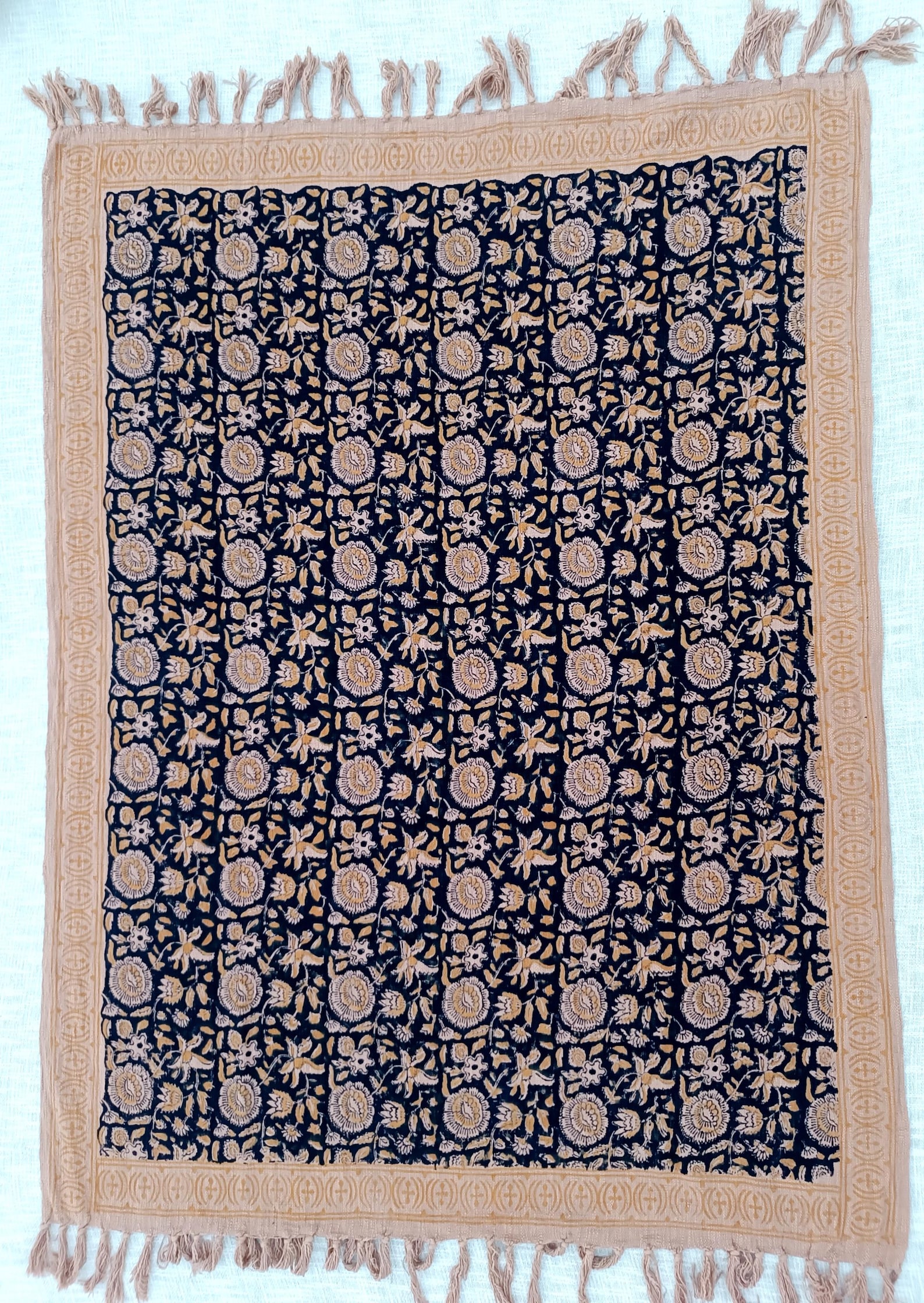 Home Inspiration Handmade Throw Handblock Print Throw Cotton Throw ...