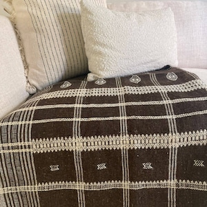 Indian Handmade Wool Throw Blanket | Bhujodi Blanket | Wool Blanket in ...