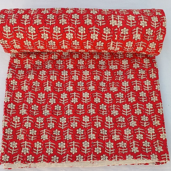 Red Quilt - Etsy