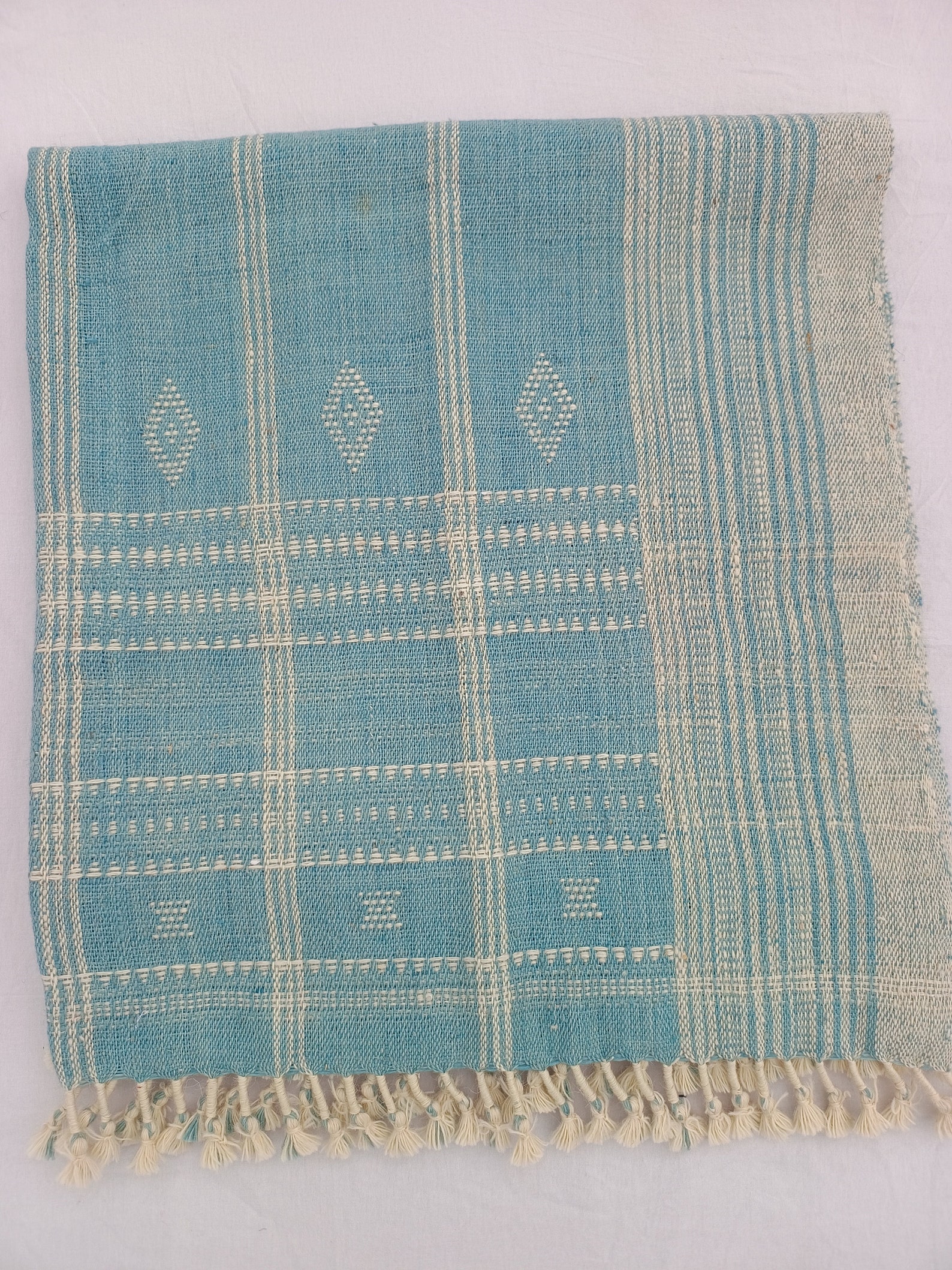 Handmade Indian Wool Throw Blanket | Handwoven Sofa Throw Blanket Bed ...