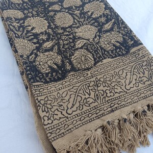 The Perfect Vintage Inspired Throw Handmade Throw Handblock Print Throw ...