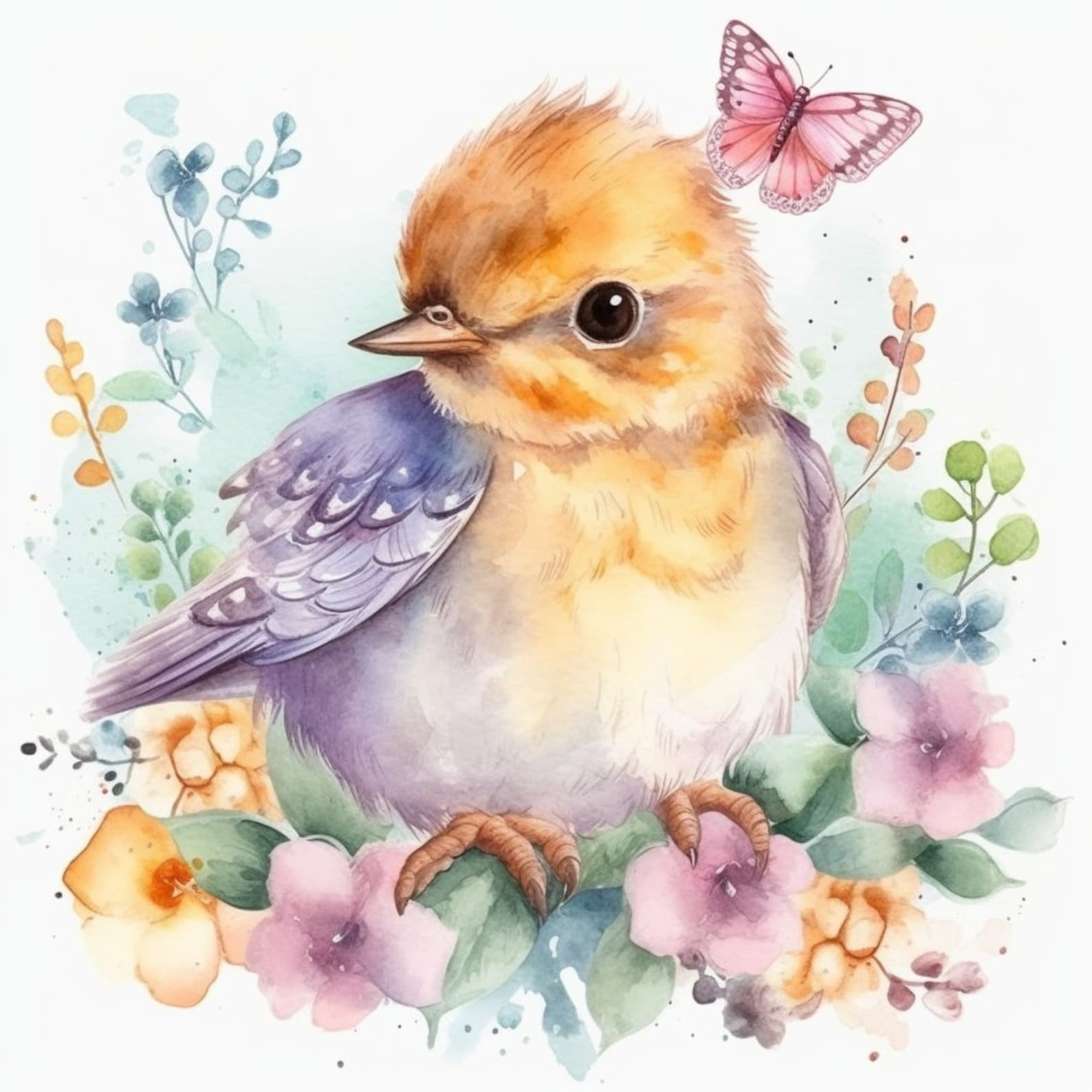 Clipart, Watercolor Animals Png, Watercolor Clipart, Baby Animal Png ...