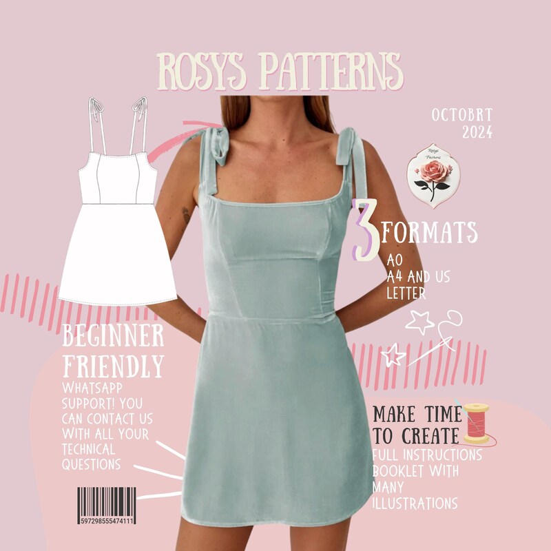 A Line Dress Sewing Pattern - Etsy