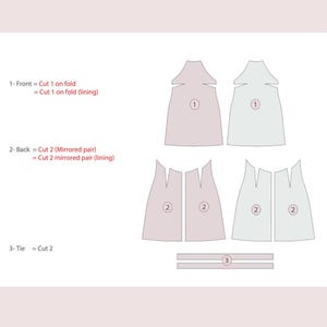 Linen Halter Mini Dress Pattern | Backless Dress Pattern | Tie Neck ...