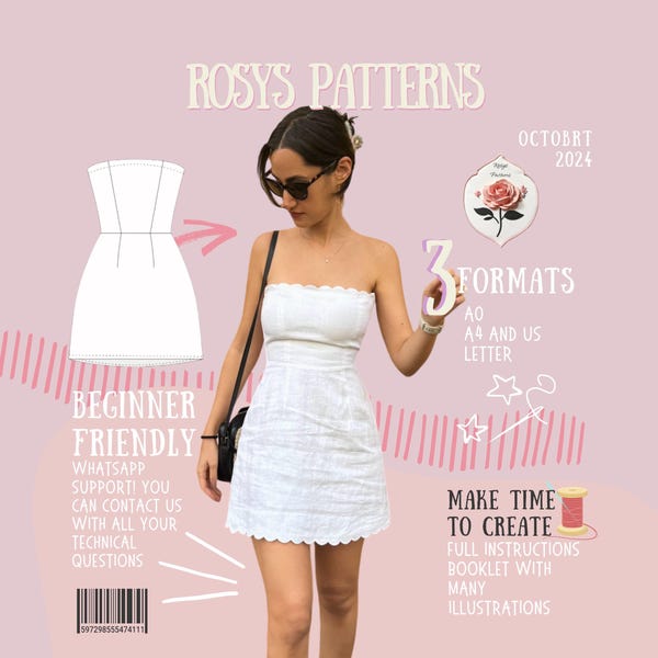 A Line Dress Pattern - Etsy