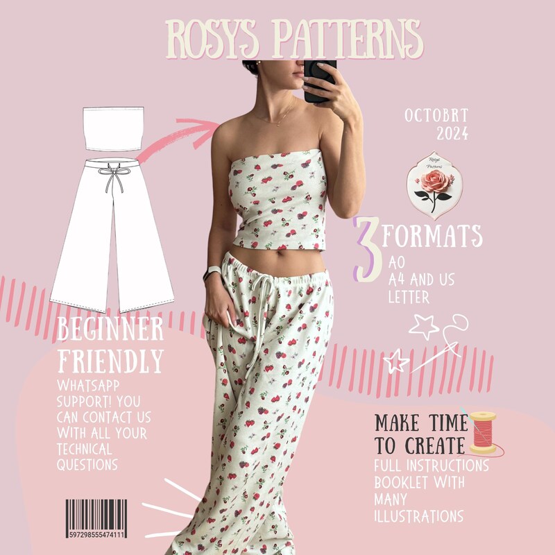 Y2k Sewing Pattern - Etsy