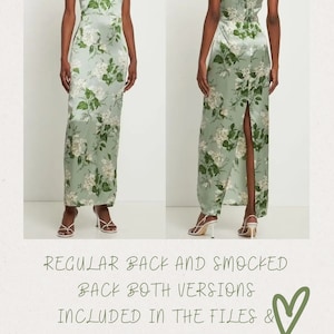 Spaghetti Strap Maxi Dress Pattern | A Line Dress Tutorial | Sleeveless ...