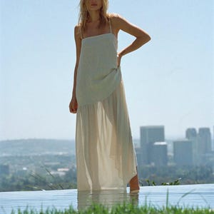 Spaghetti Strap Maxi Dress Pattern | A Line Dress Tutorial | Sleeveless ...
