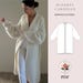 Blanket Cardigan | Long Cardigan Sewing Pattern | Blanket Coat Pattern ...