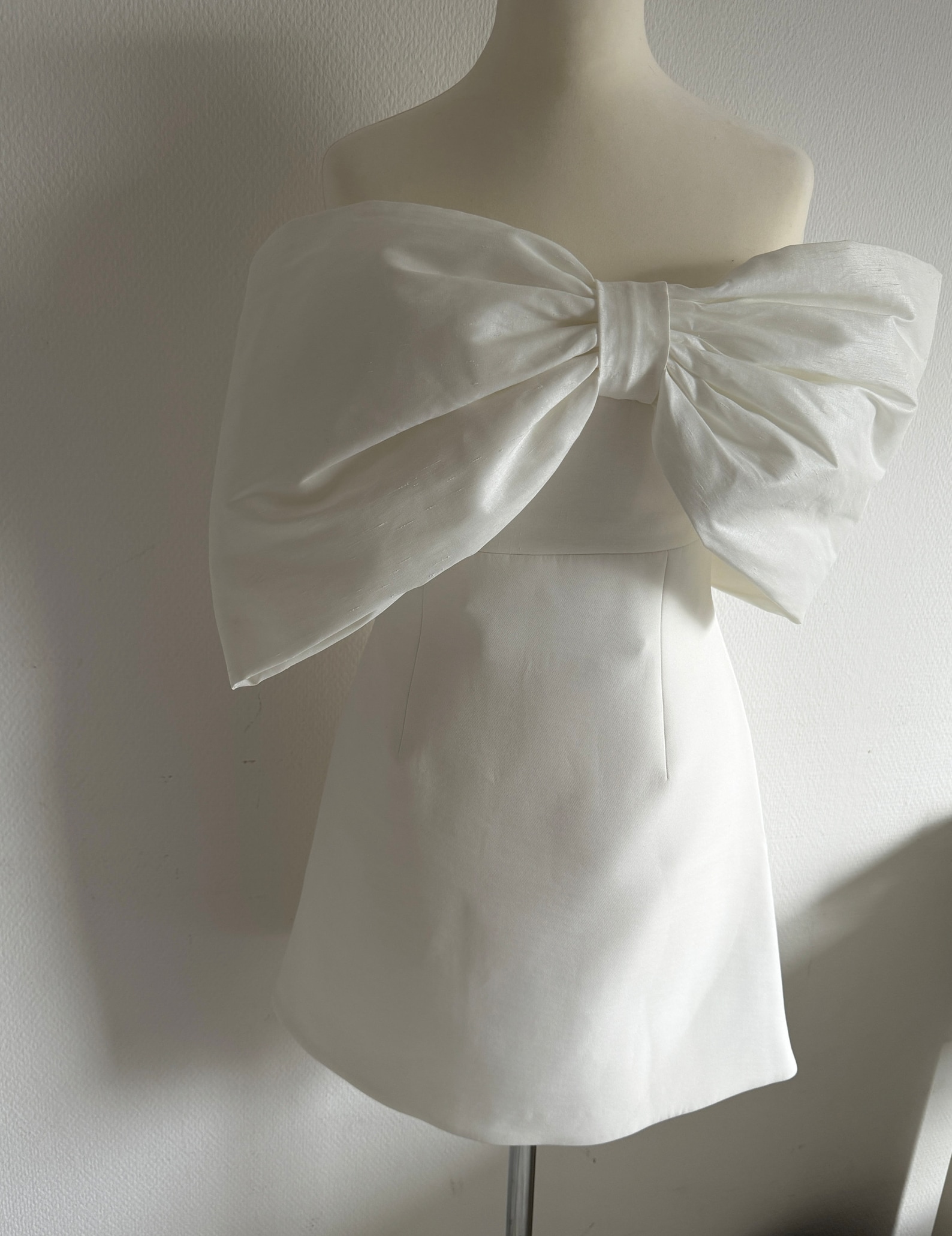 Off Shoulder Bow Dress | A Line Mini Bow Dress | PDF Sewing Pattern ...