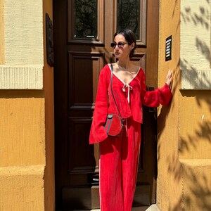 Tie Front Shirt + Pants Pattern | PDF Sewing Pattern | Loungewear ...