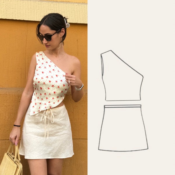 One Shoulder Top - Etsy