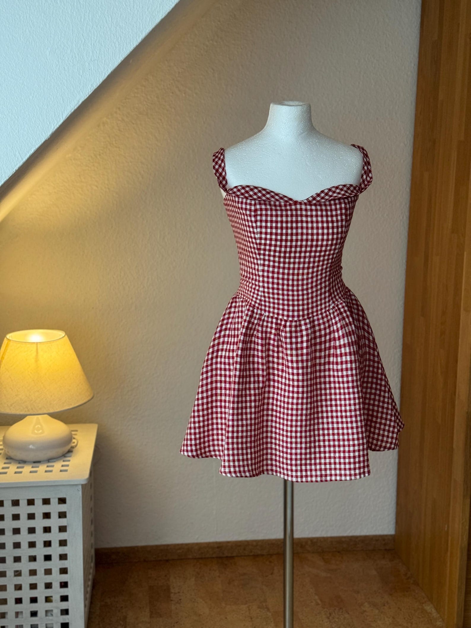 Sally Dress | Basque Waist Tinker Bell Mini | off Shoulder Dress Sewing ...