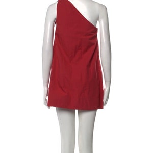 Tie Shoulder Mini Dress Pattern + Video Tutorial | One Shoulder Dress ...