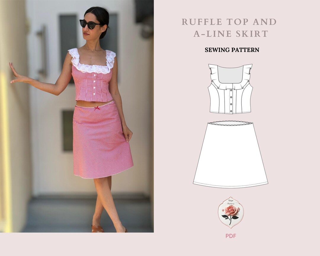 Womens PDF Sewing Pattern | Skirt Pattern | 30s Fashion Pattern ...