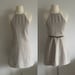 Linen Halter Mini Dress Pattern Backless Dress Pattern Tie Neck Dress ...