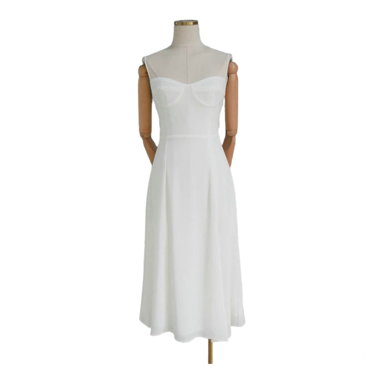 Daria Dress | A Line Dress With Side Slit Pattern | Spaghetti Strap ...