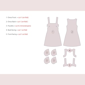 Square Neck Mini Dress Pattern | A Line Mini Dress Pattern | Sewing ...