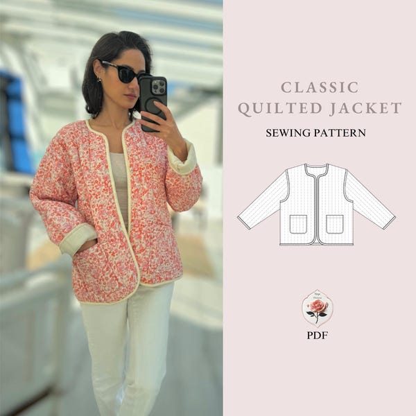 Quilt Jacket Jacket - Etsy