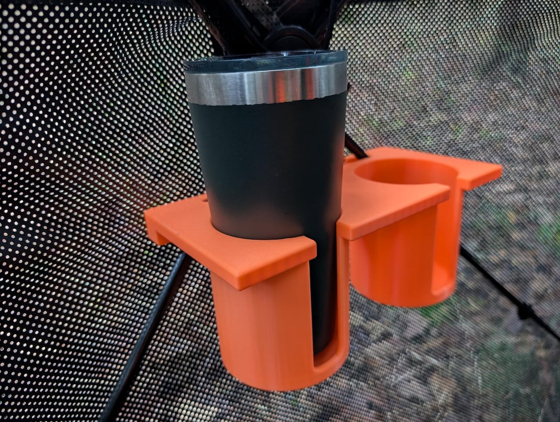 Hunting Blind Cup Holders - Friction Fit Drink Holders for Pop-up Hub ...