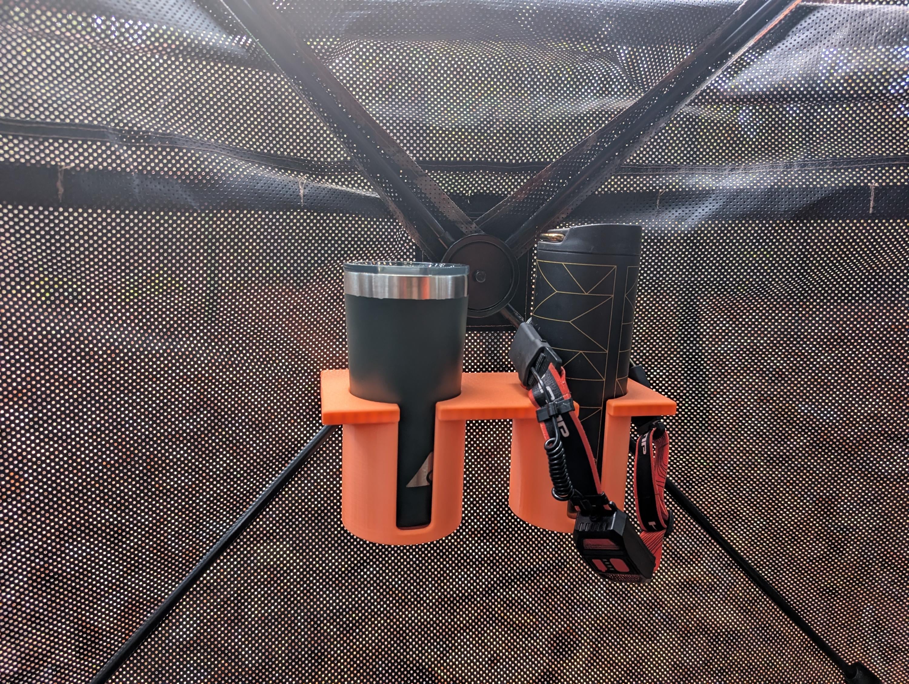 Hunting Blind Cup Holders - Friction Fit Drink Holders for Pop-up Hub ...