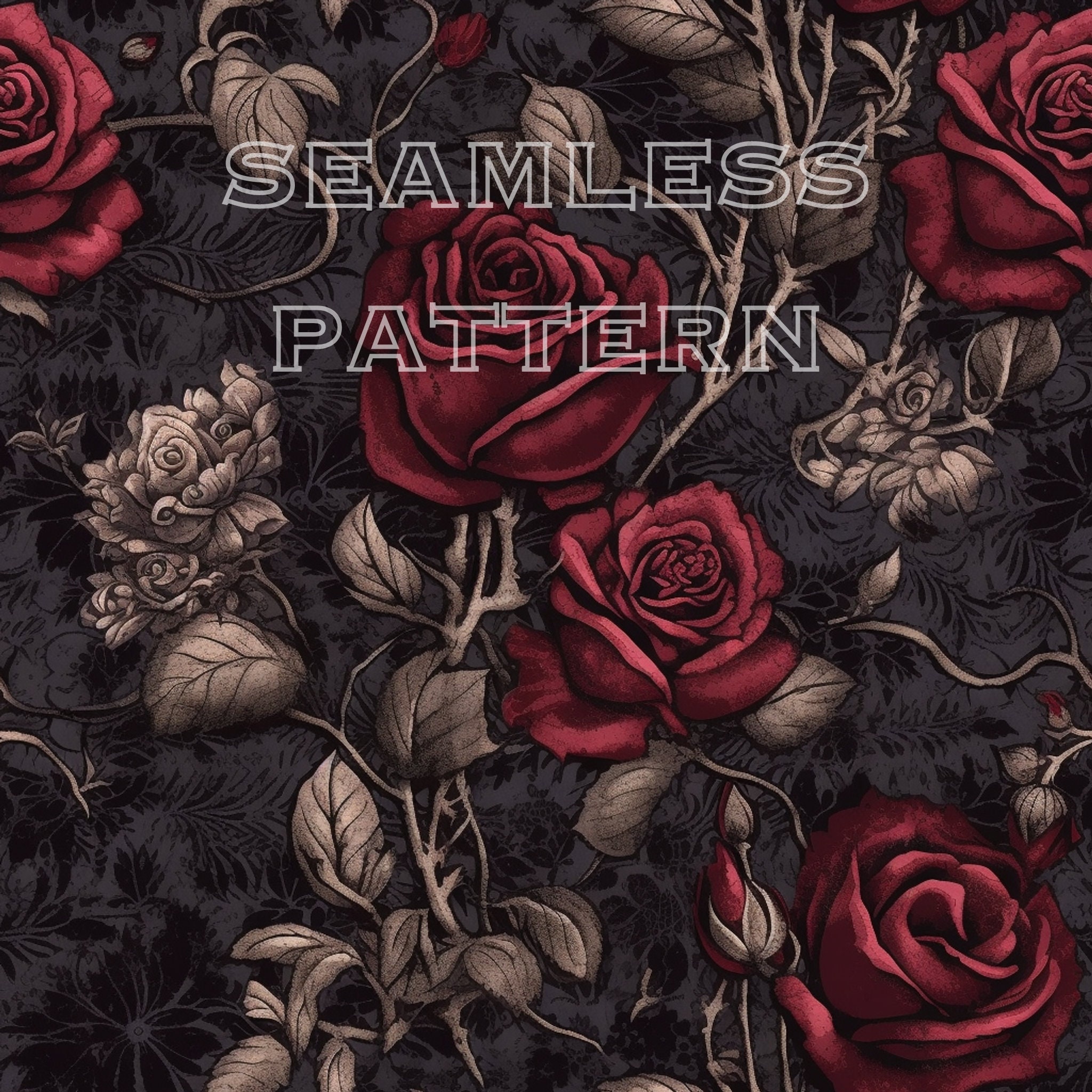 Seamless Rose Pattern