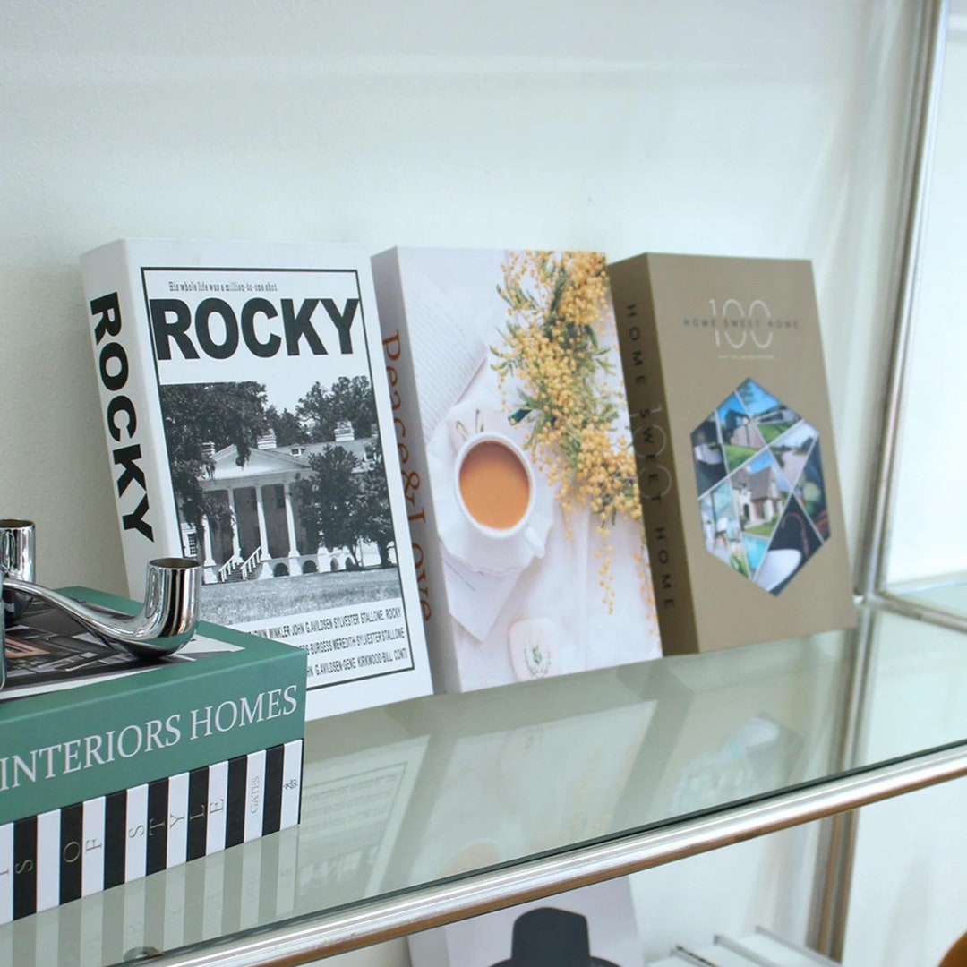 Decorative Coffee Table Books Luxury Display Decor Book Sets Nordic ...