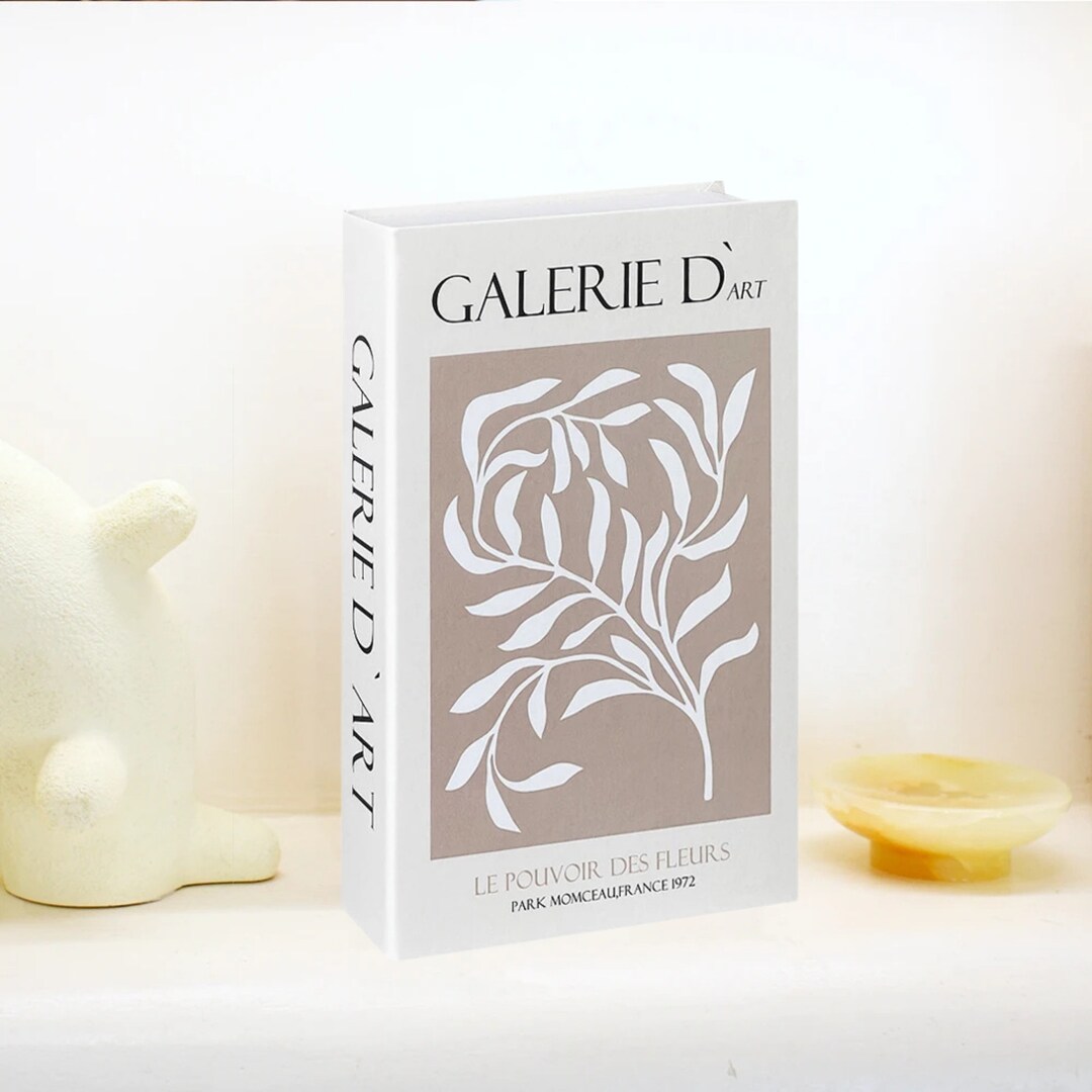 Bookshelf Decor Openable Book Box Luxury Decorative Designer Book Box ...