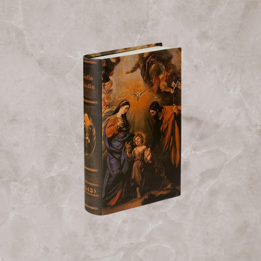 Unique Bookshelf Decor Retro Bible Decorative Books Box - Etsy