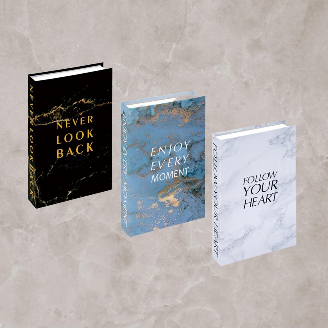 Book Decor Set Set of 3 Books Self Love Decorative - Etsy