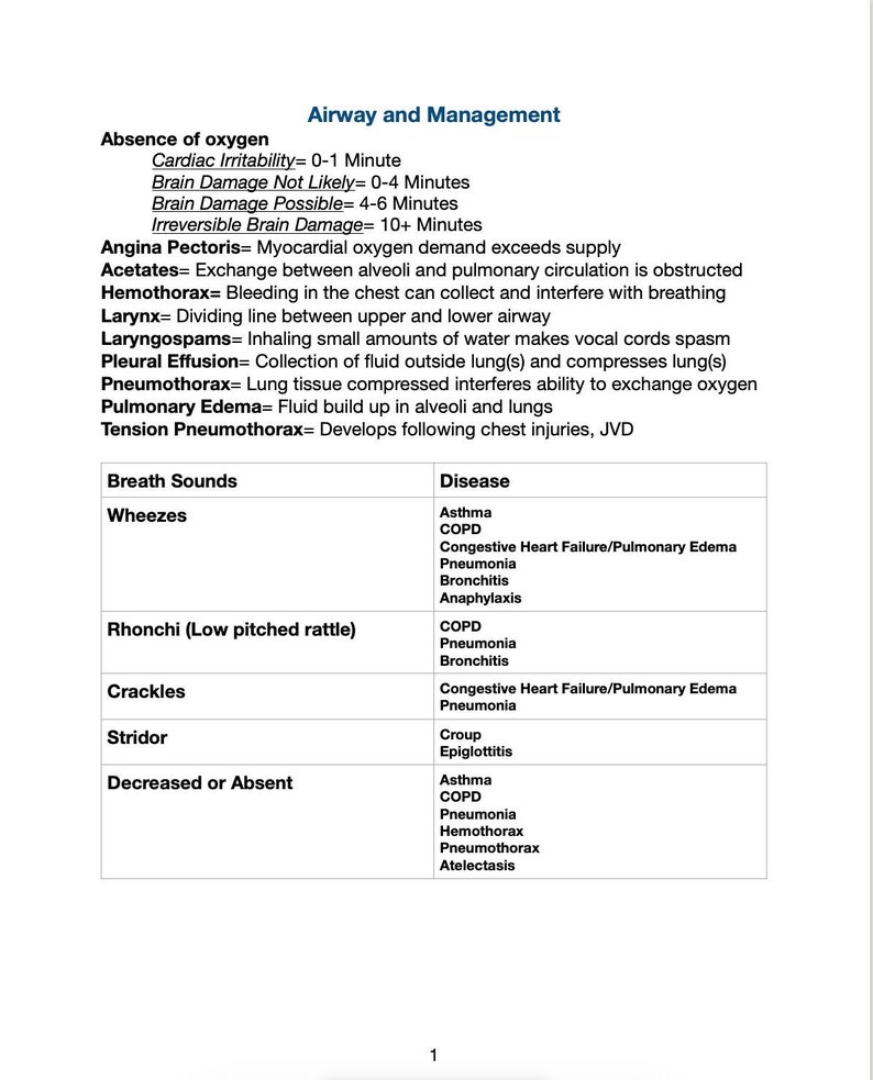 NREMT Study Guide | Nursing | Medical Terminology | Human A&P ...