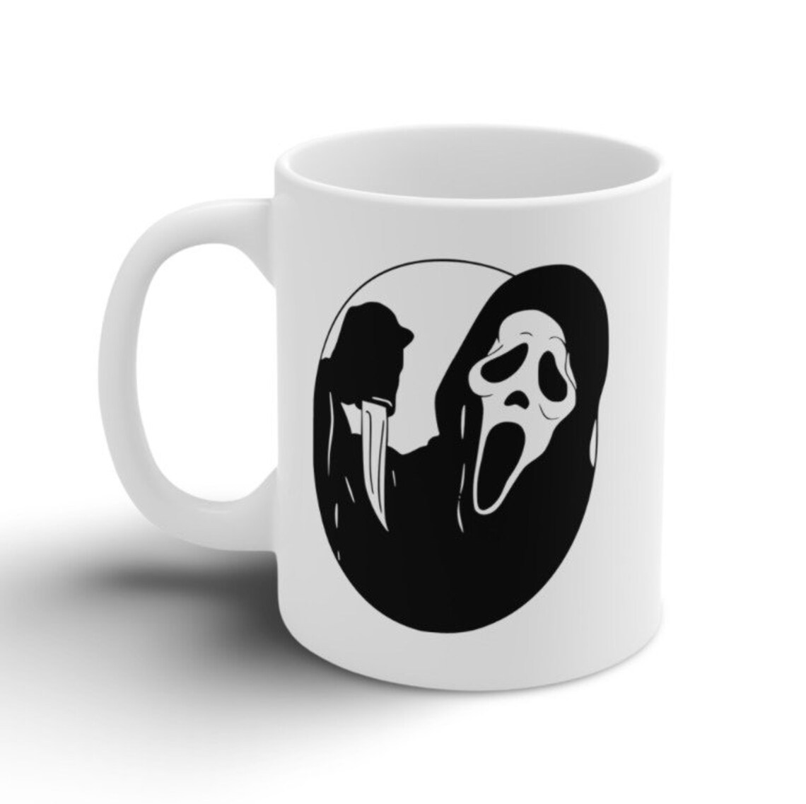 Ghostface Scream Horror Movie Ceramic Coffee Mug - Etsy