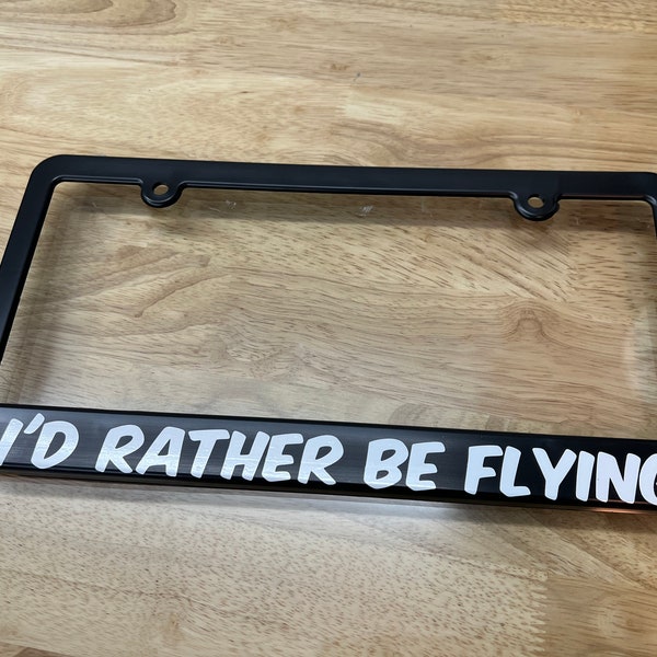 Airplane License Plate Frame - Etsy