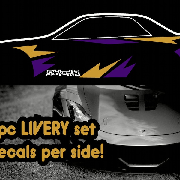 Purple Car Livery - Etsy