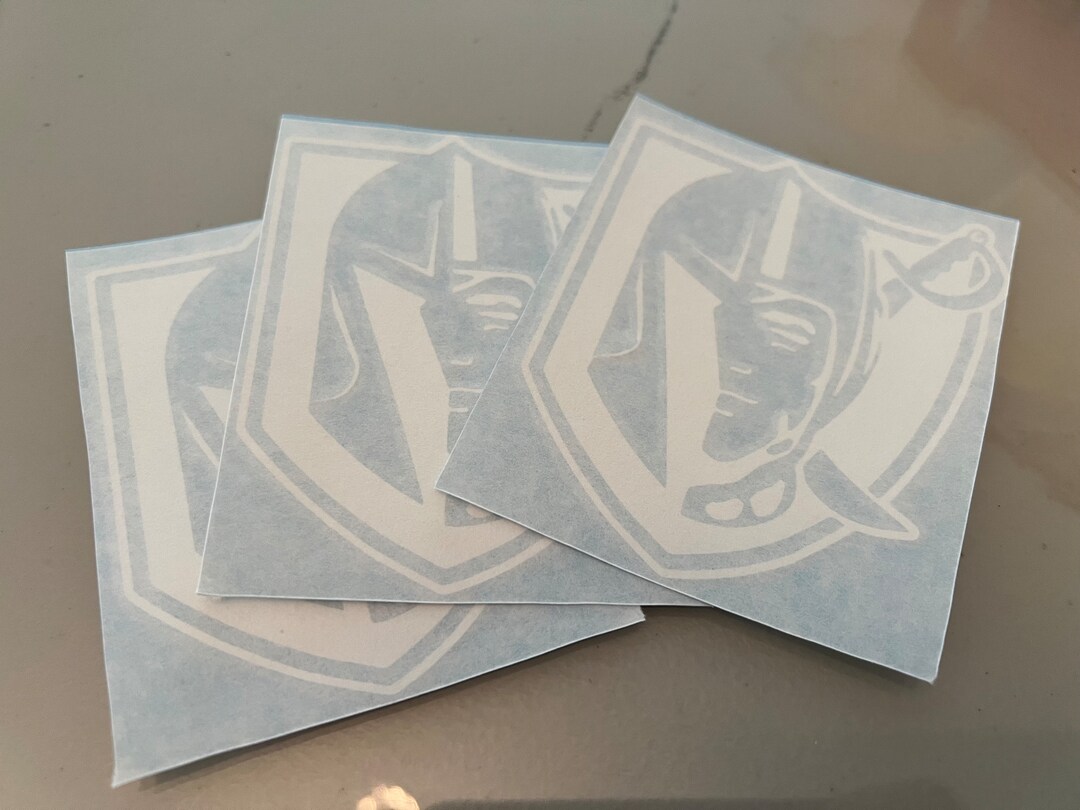 New White Color VGK Raider 4 Sticker for Car Windows, Truck Bumpers ...