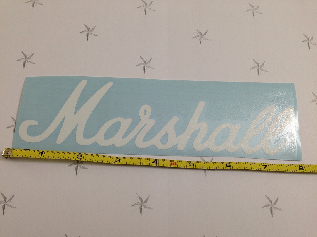 X1 8 Marshall Sticker Decal for Car Windows, Laptops, Tumbler Cups, Etc ...