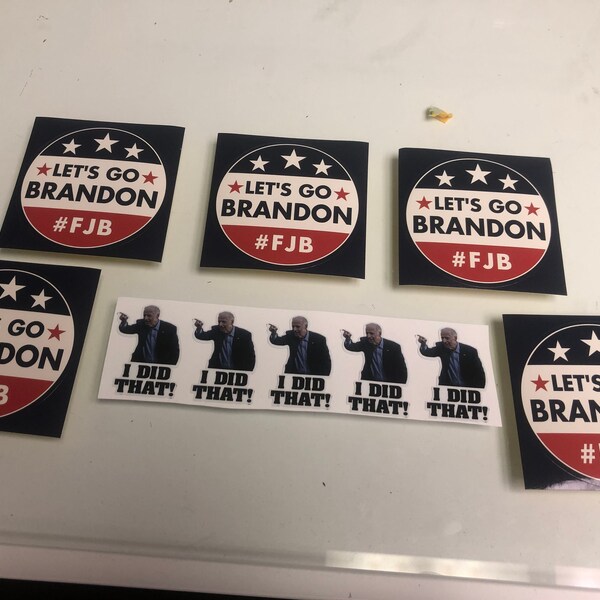 I Did That Biden Sticker - Etsy