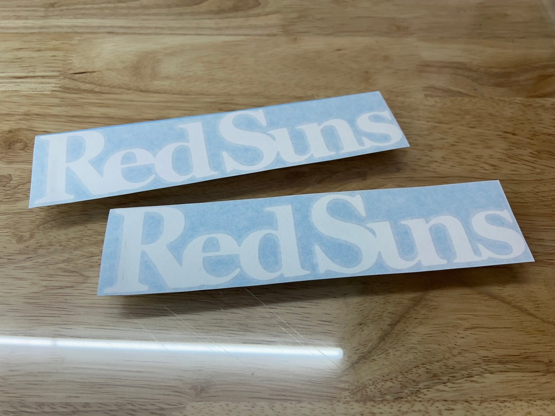 Red Suns Vinyl Sticker Decals for Car Windows, Fenders, Bumper, Side ...