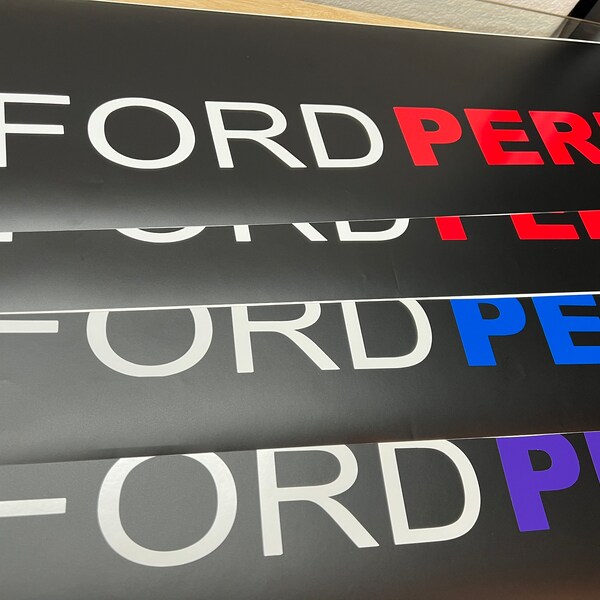 Ford Performance Windshield Banner - Etsy