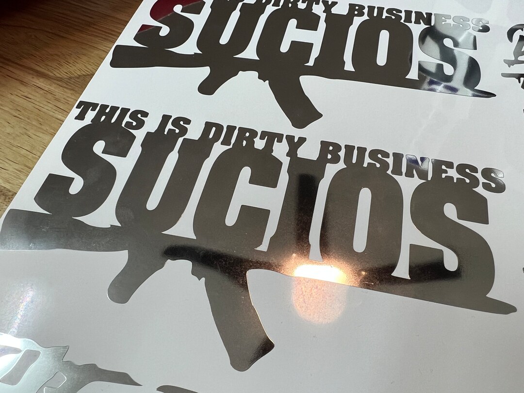 Sucios Vinyl Sticker for Car Windshields and Truck Windows, Tailgate ...